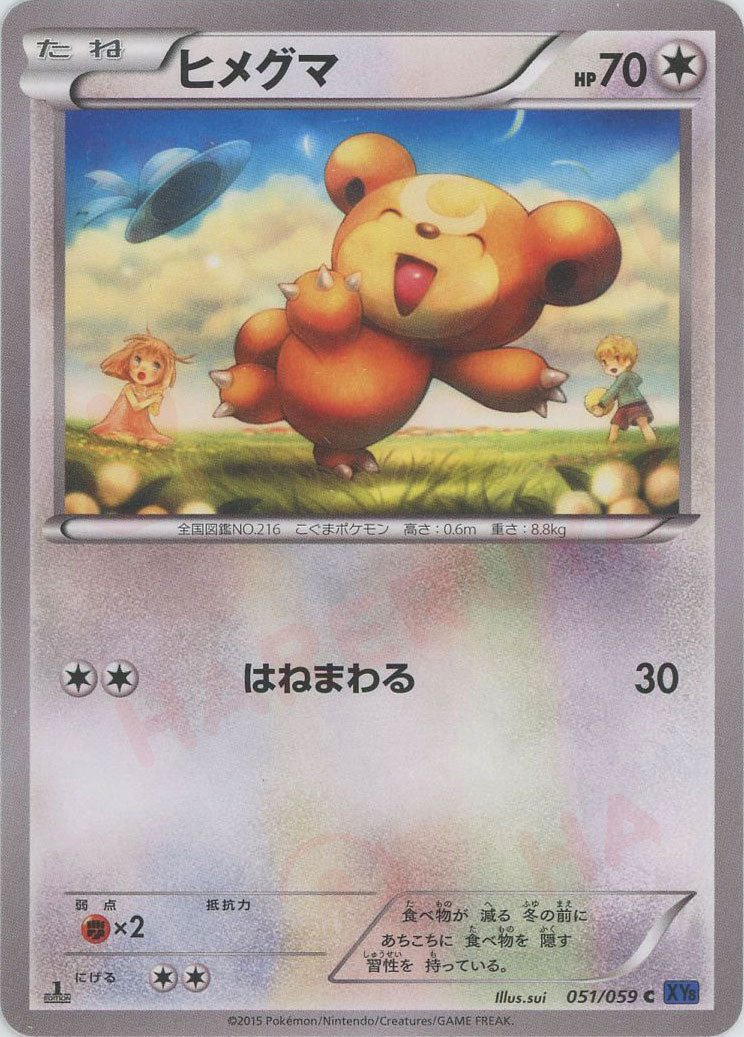 ヒメグマ(C){無}〈051/059〉[XY8-b] – 晴れる屋2